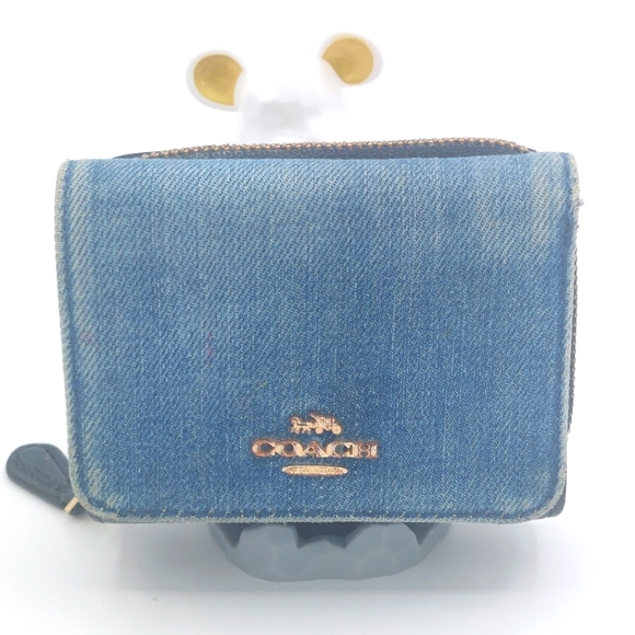 Coach | Bags | Coach Denim Wallet | Poshmark